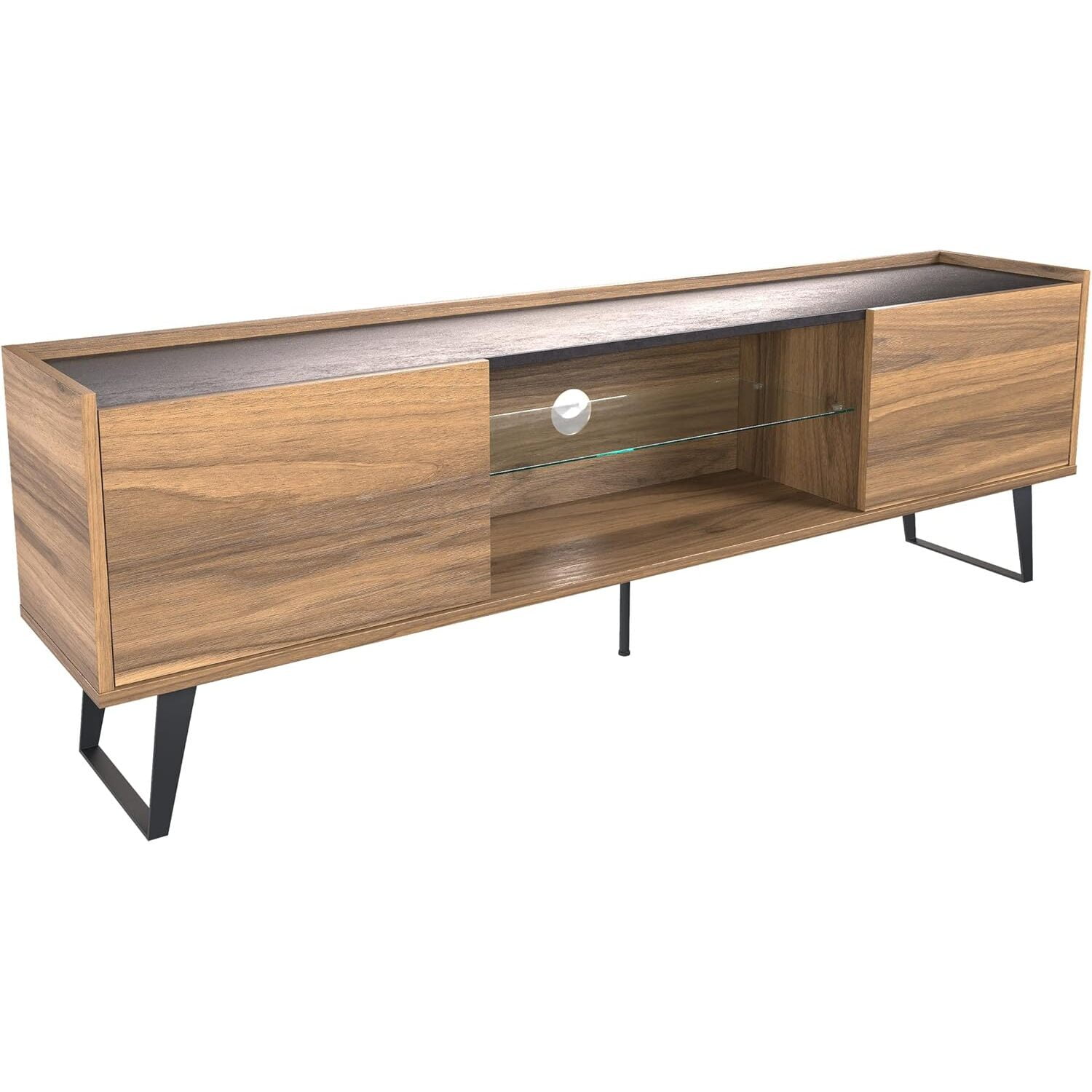 Nordic Haven Modern TV Stand for 65-75-80 Inch TVs, Farmhouse ...