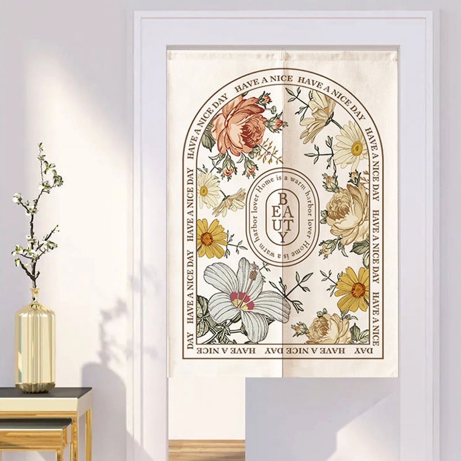 Nordic INS Style Door Curtain Split Noren Bedroom Kitchen Entrance ...