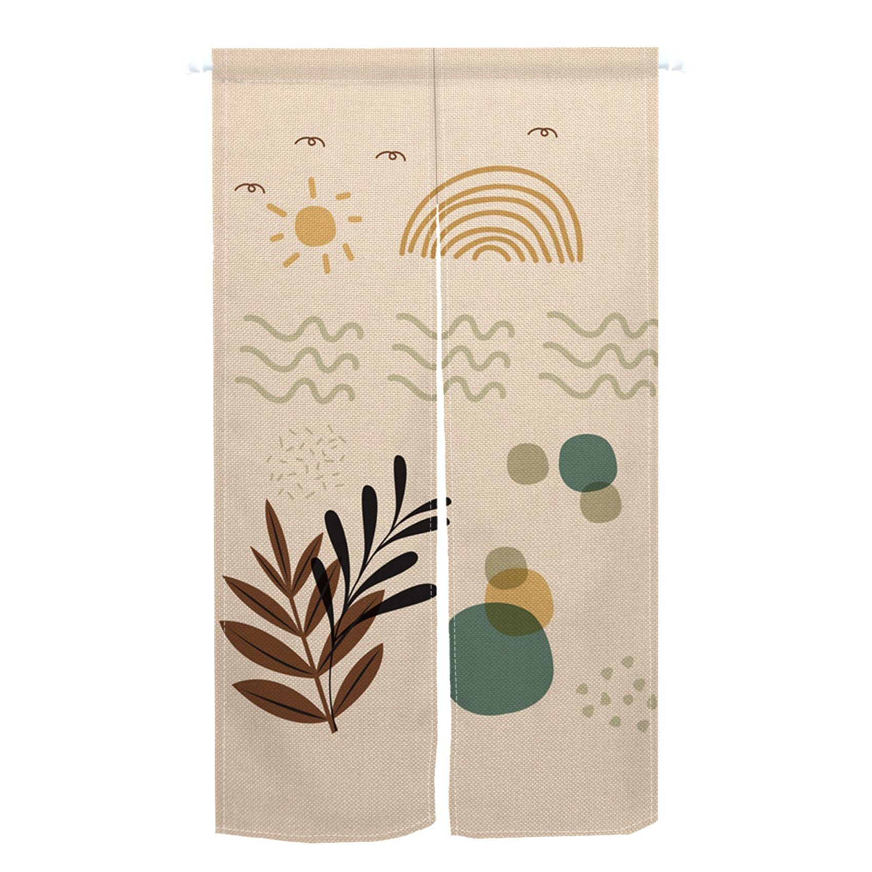 Nordic Ins Door Curtain Japanese Noren Kitchen Living Room Bedroom ...