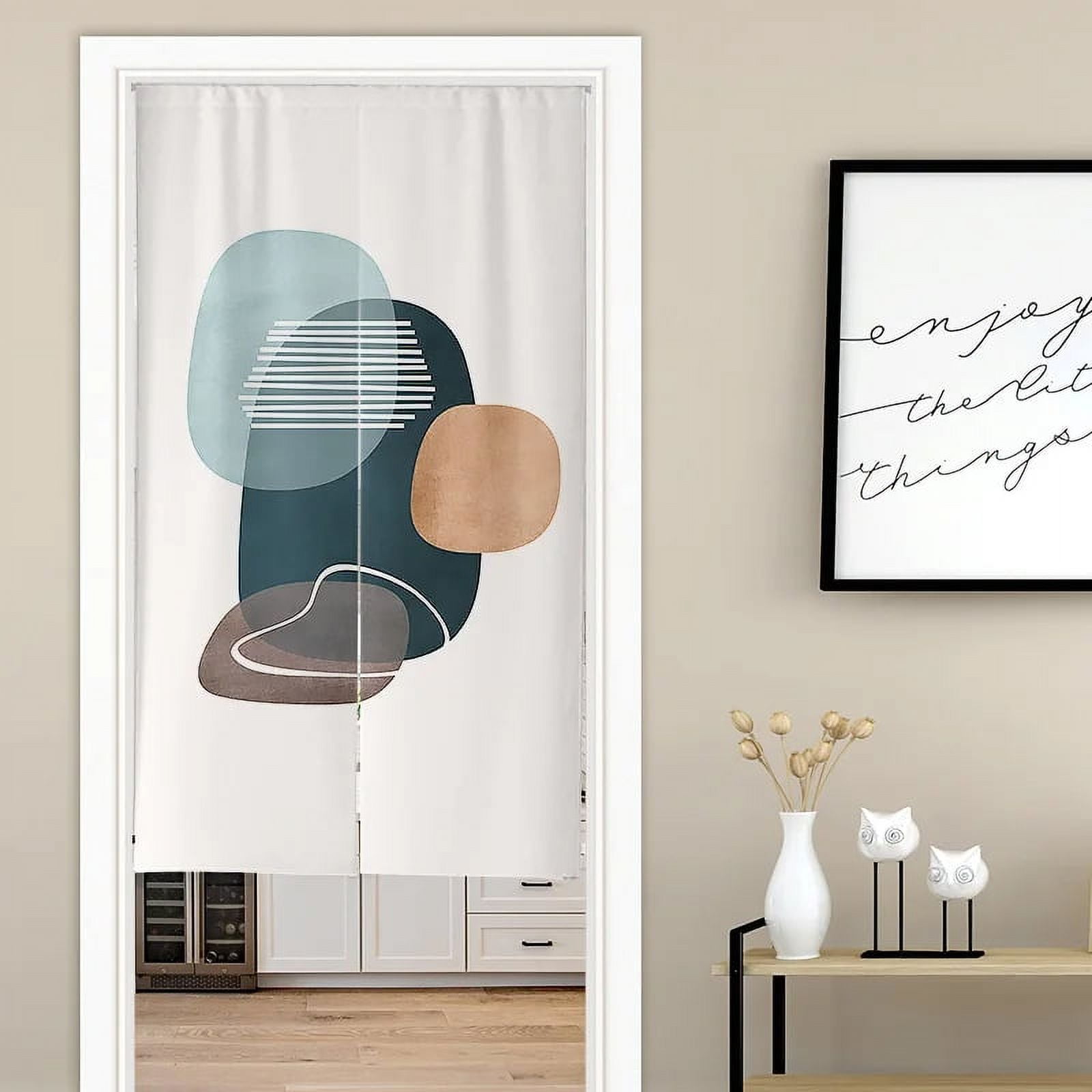 Nordic Ins Simple Door Curtain Privacy Partition Noren Curtains Kitchen ...