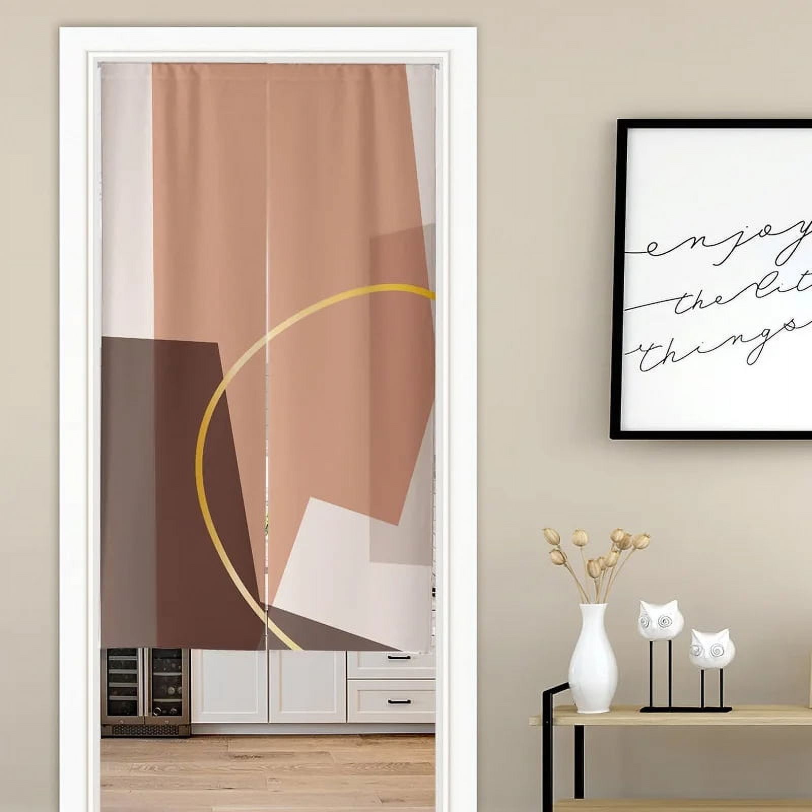 Nordic Ins Simple Door Curtain Privacy Partition Noren Curtains Kitchen ...