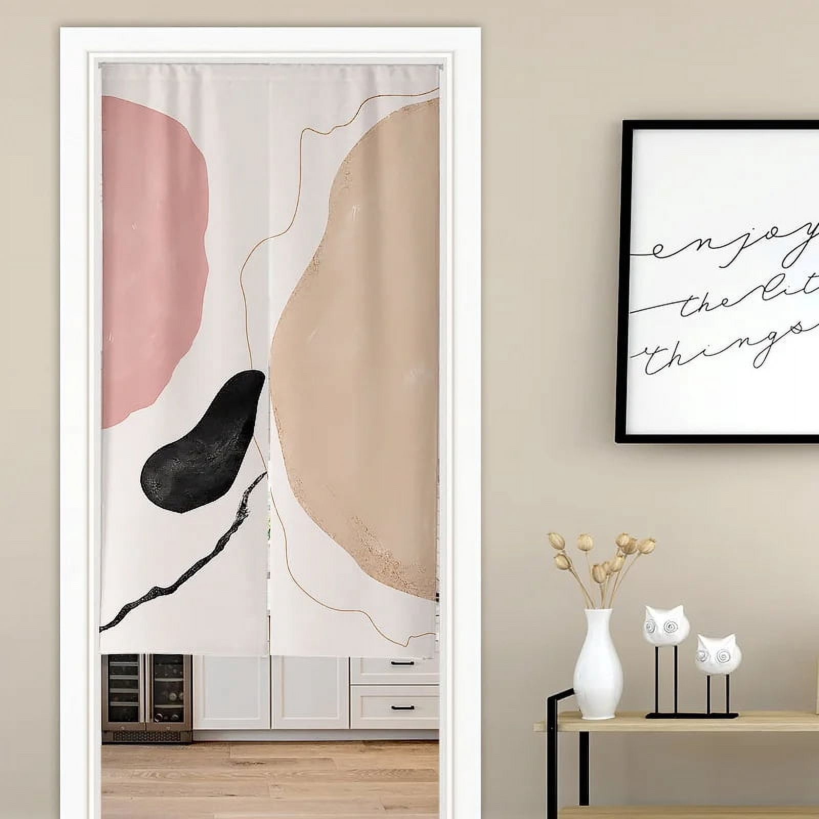 Nordic Ins Simple Door Curtain Privacy Partition Noren Curtains Kitchen ...