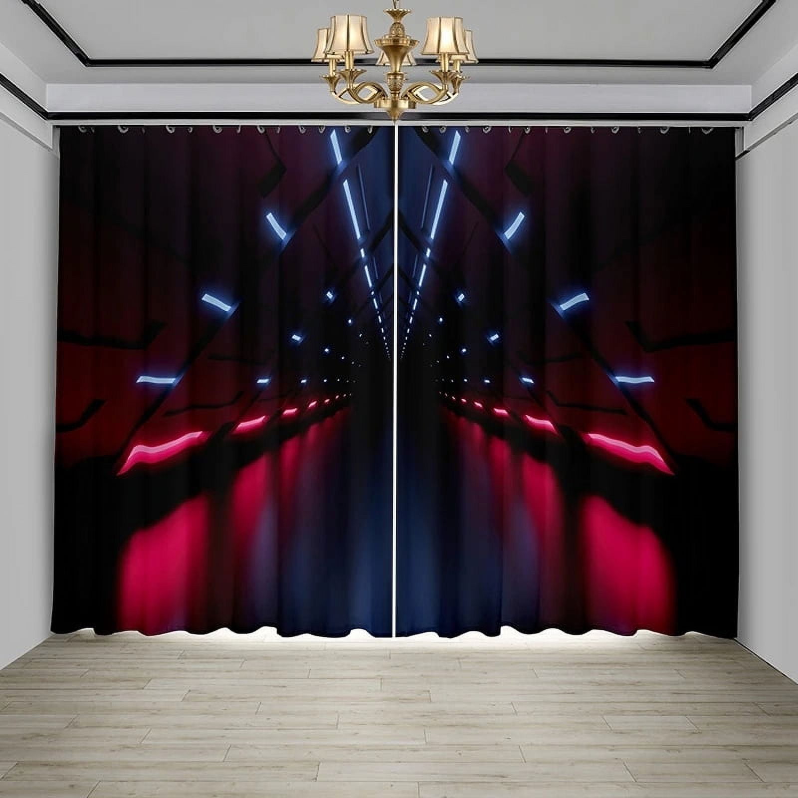 Nordic Ins Style Technology Sense Curtain Background KTV Network Cafe ...