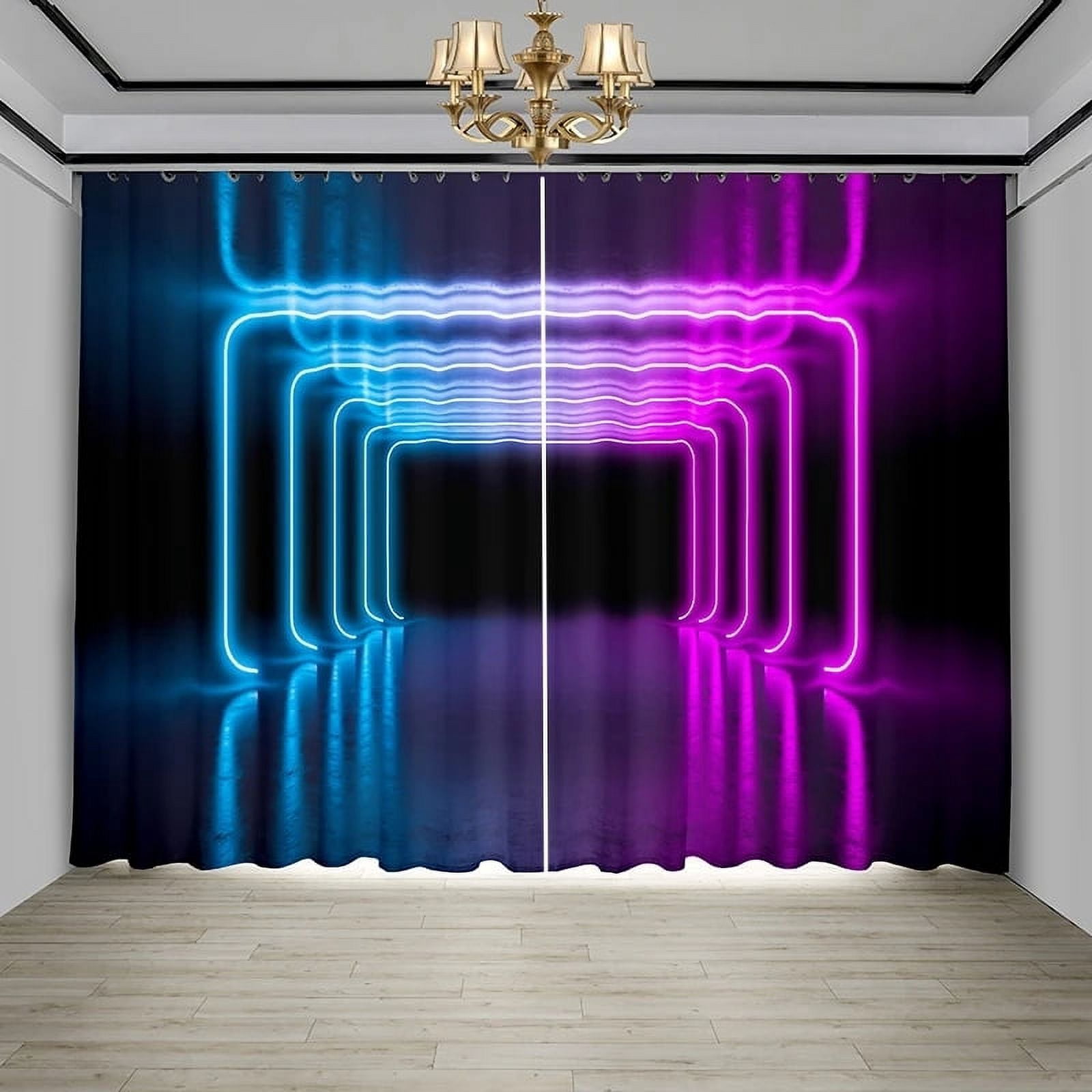 Nordic Ins Style Technology Sense Curtain Background KTV Network Cafe ...