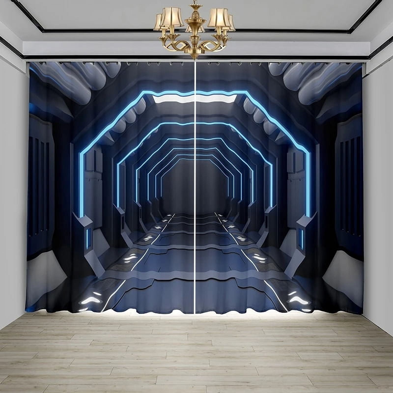 Nordic Ins Style Technology Sense Curtain Background KTV Network Cafe ...