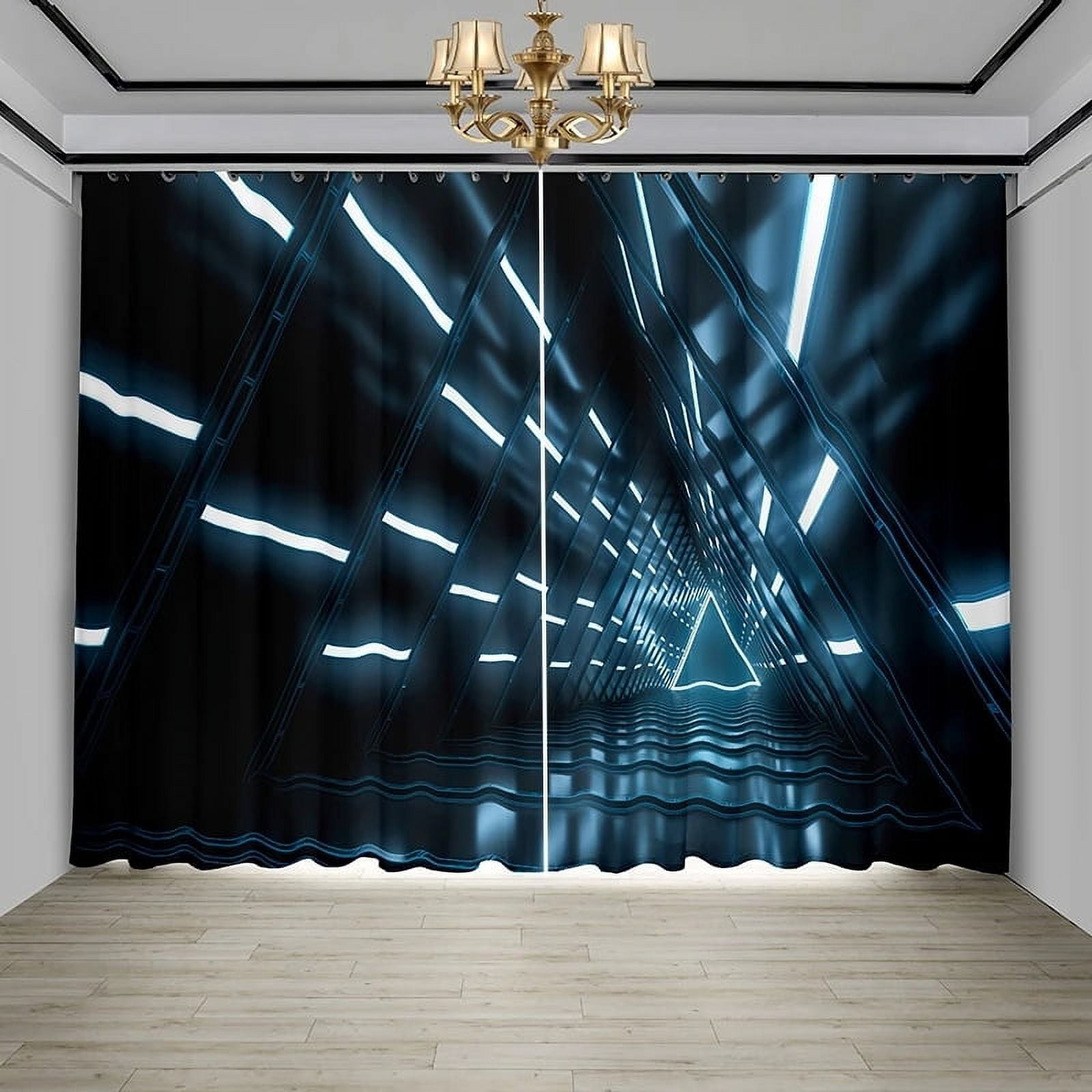 Nordic Ins Style Technology Sense Curtain Background KTV Network Cafe Gaming Room Bedroom ...