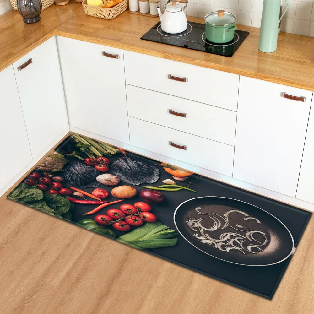 Nordic Kitch Rugs Entrance Doormat Home Bedroom ration Long Carpet 3D ...