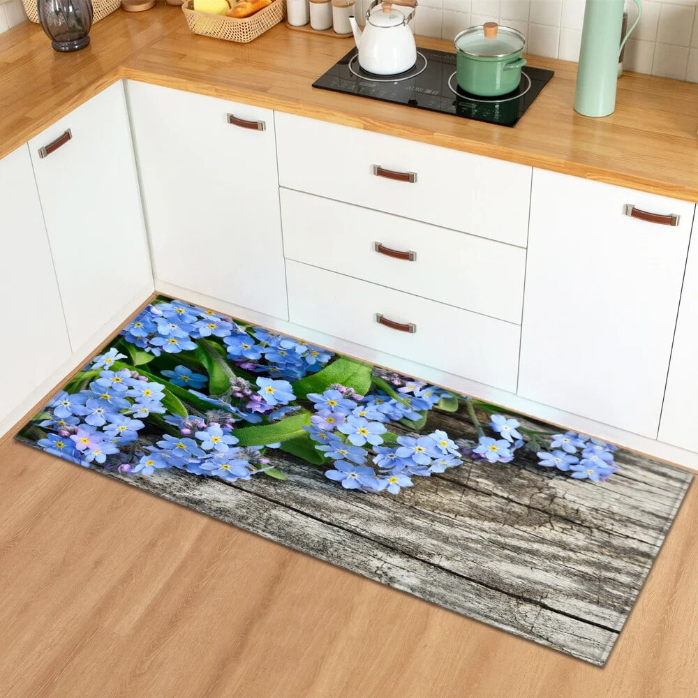 Nordic Kitch Rugs Entrance Doormat Home Bedroom ration Long Carpet 3D ...