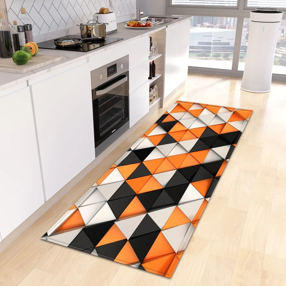 Nordic Kitchen Foot Mat Hallway Bathroom Door Anti-Slip Floor Rug Home ...