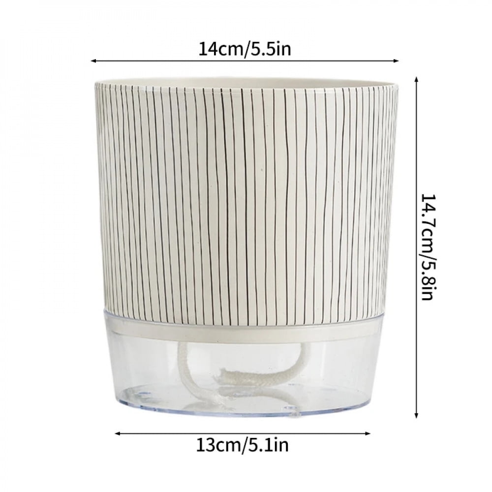 Nordic Lazy Hydroponic Flower Pot Self Watering Planters for Indoor ...