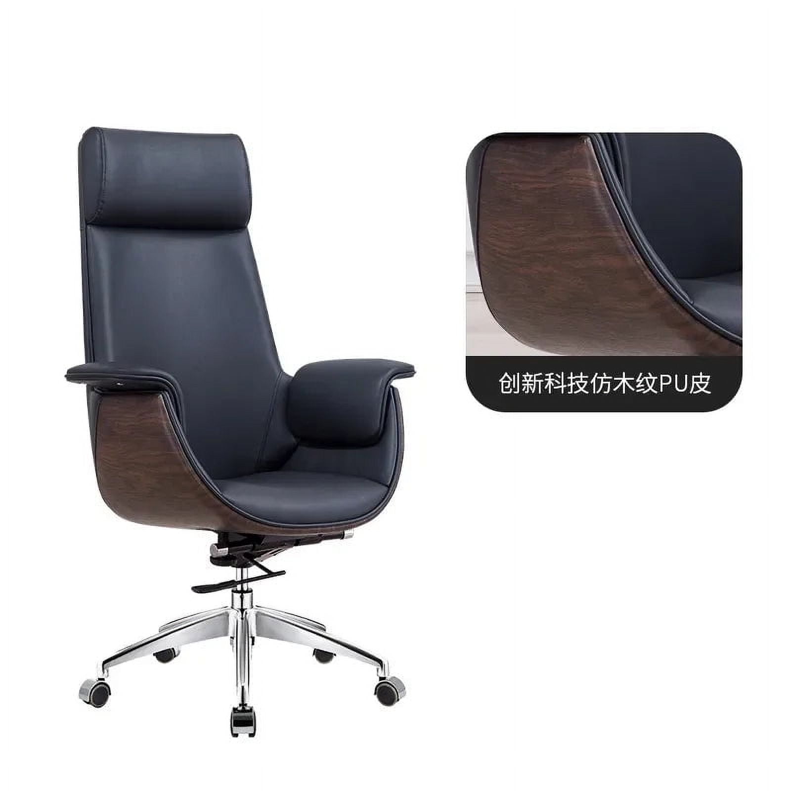 Nordic Leather Office Chairs Modern Office Furniture Minimalist Bedroom ...
