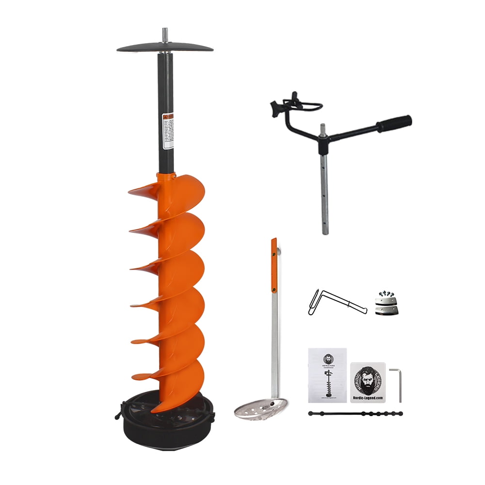 Nordic Legend Hardware Lite E-Drill Combo, Cordless Nylon Ice Drill ...