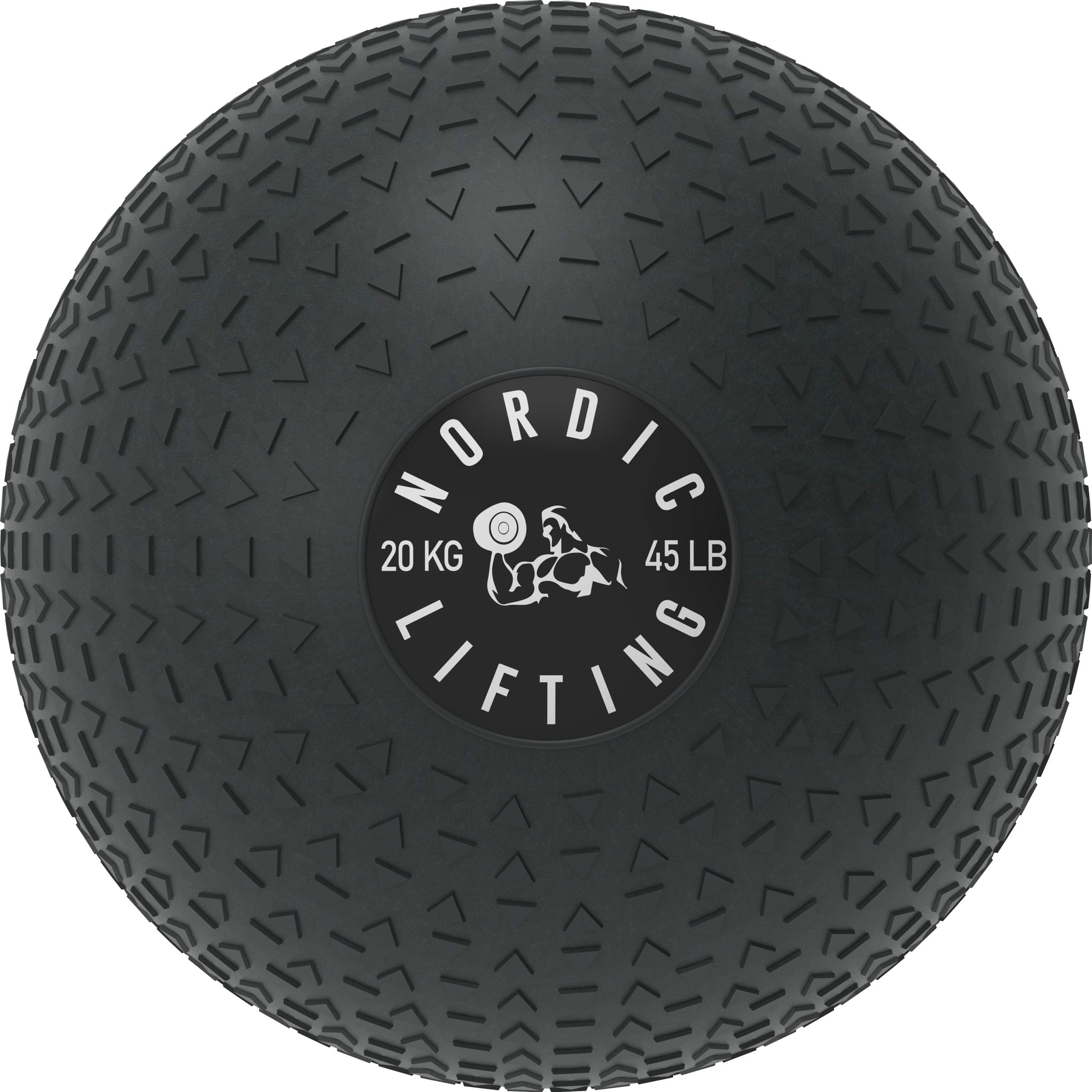 Nordic Lifting Weight Slam Ball for Crossfit Core & Fitness Training 45 ...