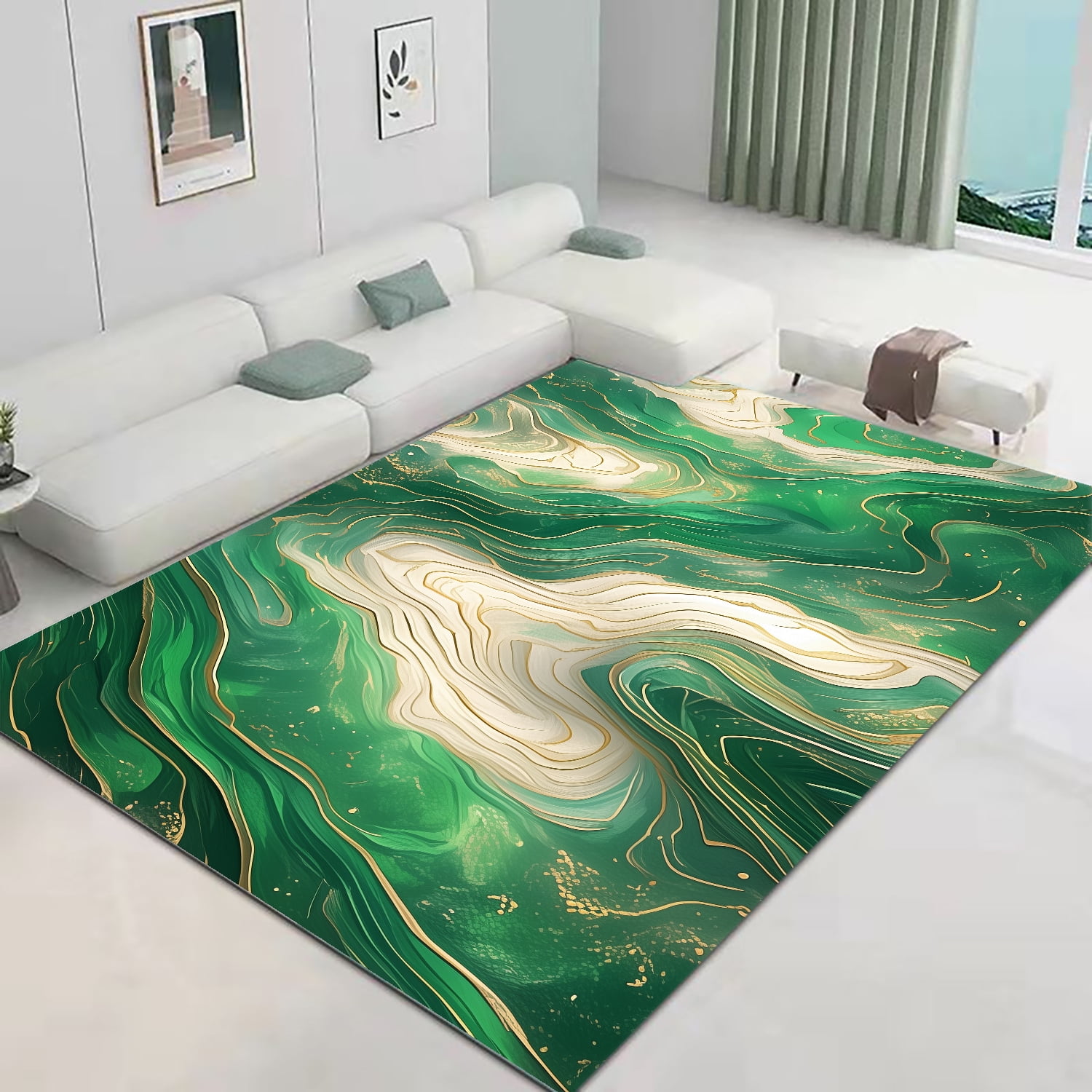 Nordic Light Luxury Carpets for Living Room Abstract Home Sofa Area ...