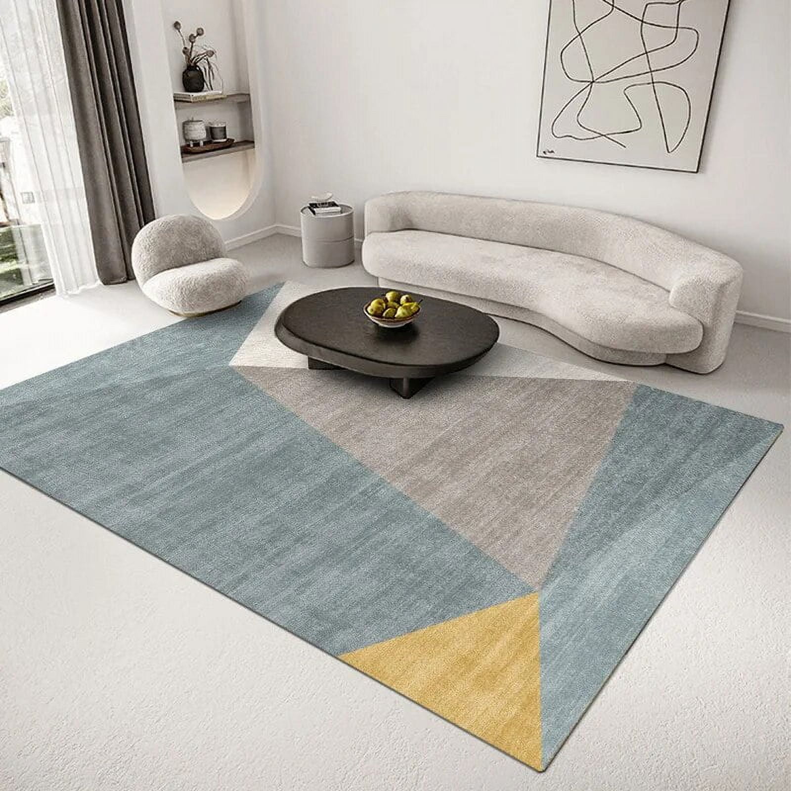 Nordic Light Luxury Grey Carpet Living Room Sofa Coffee Tables Carpets ...
