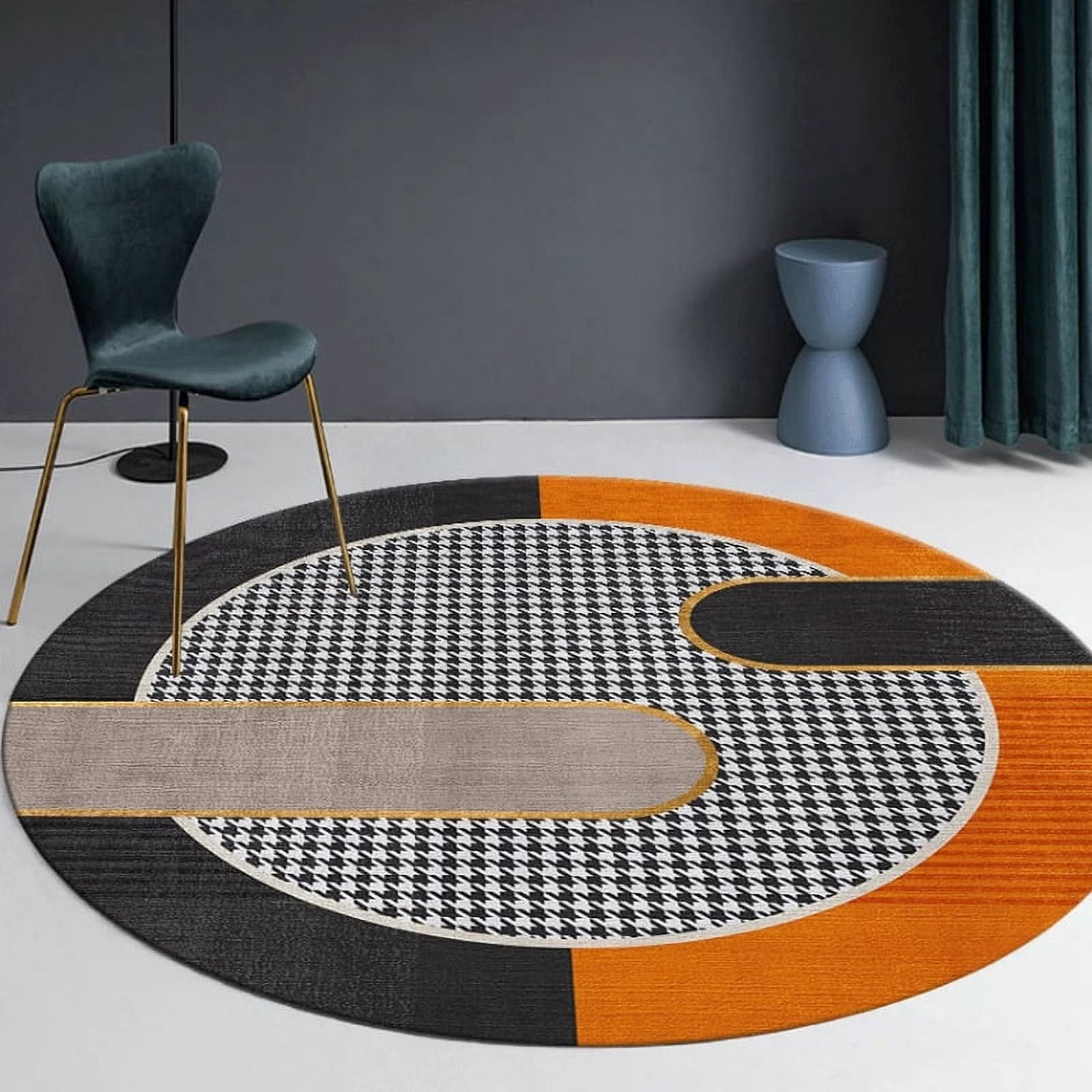 Nordic Light Luxury Round Carpets Modern Living Room ration Rugs Large ...