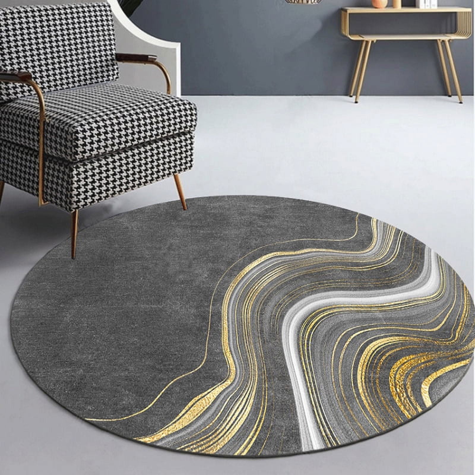 Nordic Light Luxury Round Carpets Modern Living Room ration Rugs Large ...