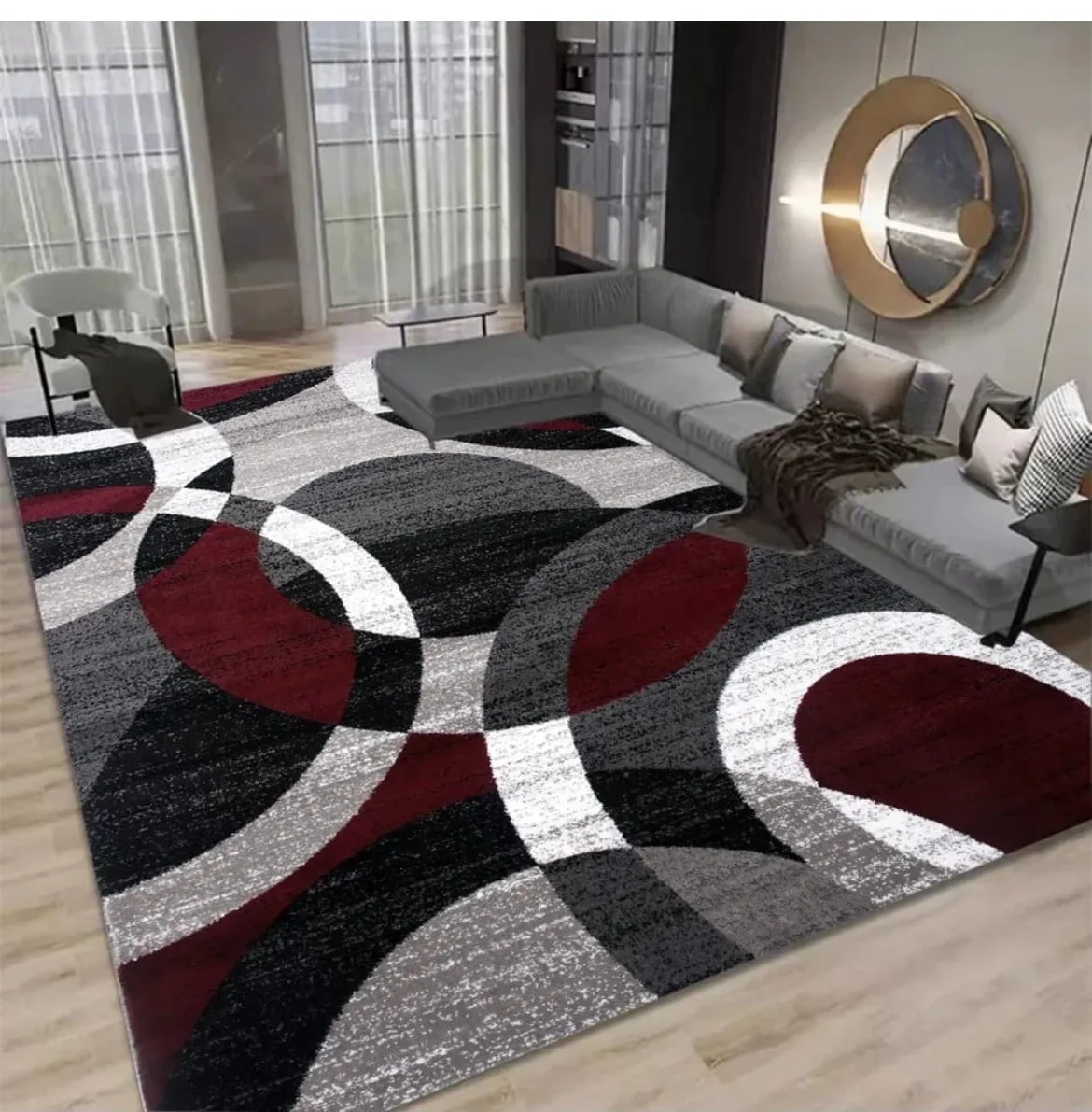 Nordic Living Room ration Carpet Modern Home Large Area Rugs Luxury ...