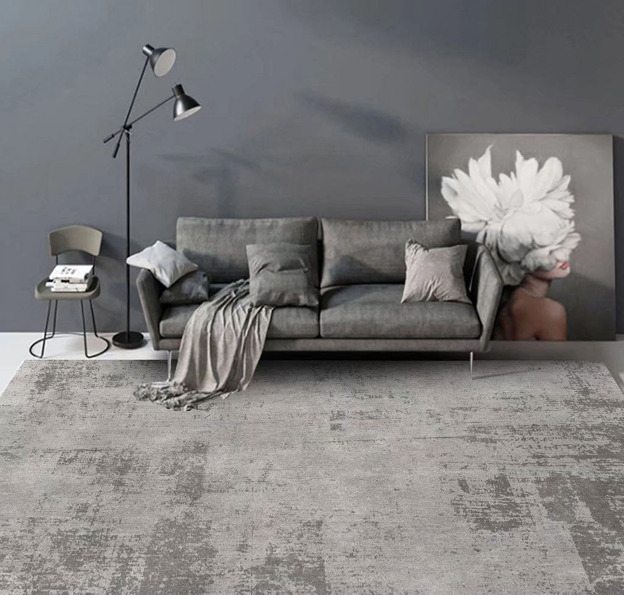 Nordic Luxury Living Room Carpets Short Plush Bedroom Floor Rugs Room r ...