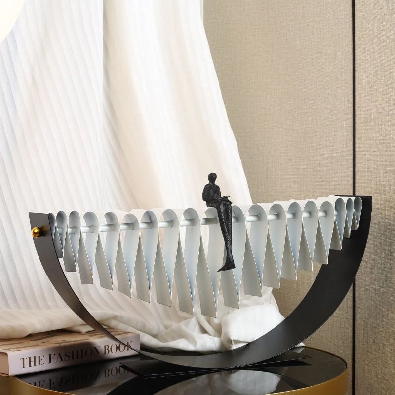Nordic Luxury Metal Art Sculpture - 