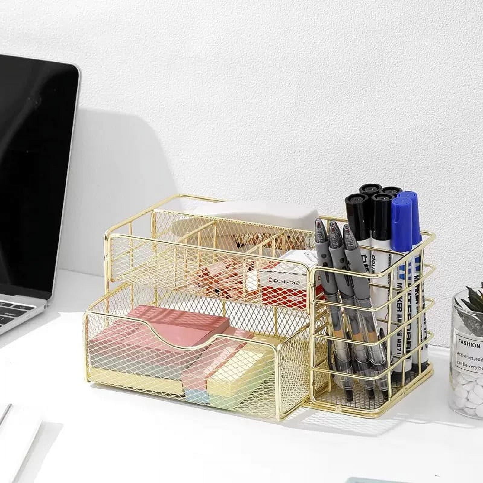 Nordic Metal Drawer Organizer - Compact Storage for Office Home ...