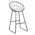 Nordic Metal Modern Bar Stool Bar in Black, Set of 2 - Walmart.com