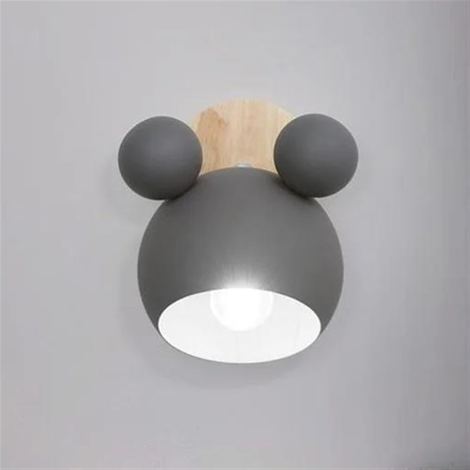 Nordic Mickey Wall Lamp Simple And Lovely Children's Room Wall Light ...