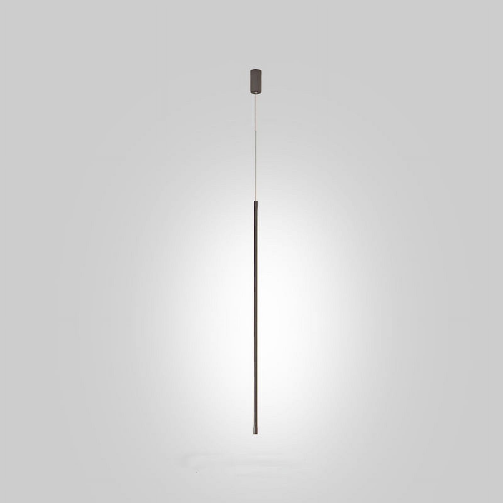 Nordic Modern LED Slender Strip Pendant Light Geometric Cylindrical ...