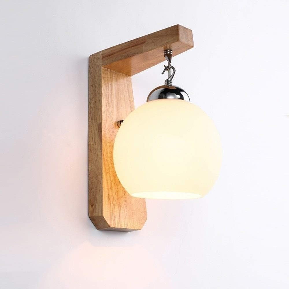 Nordic Modern Metal Wooden E14 Creative Wall Light Sconce Lighting for ...