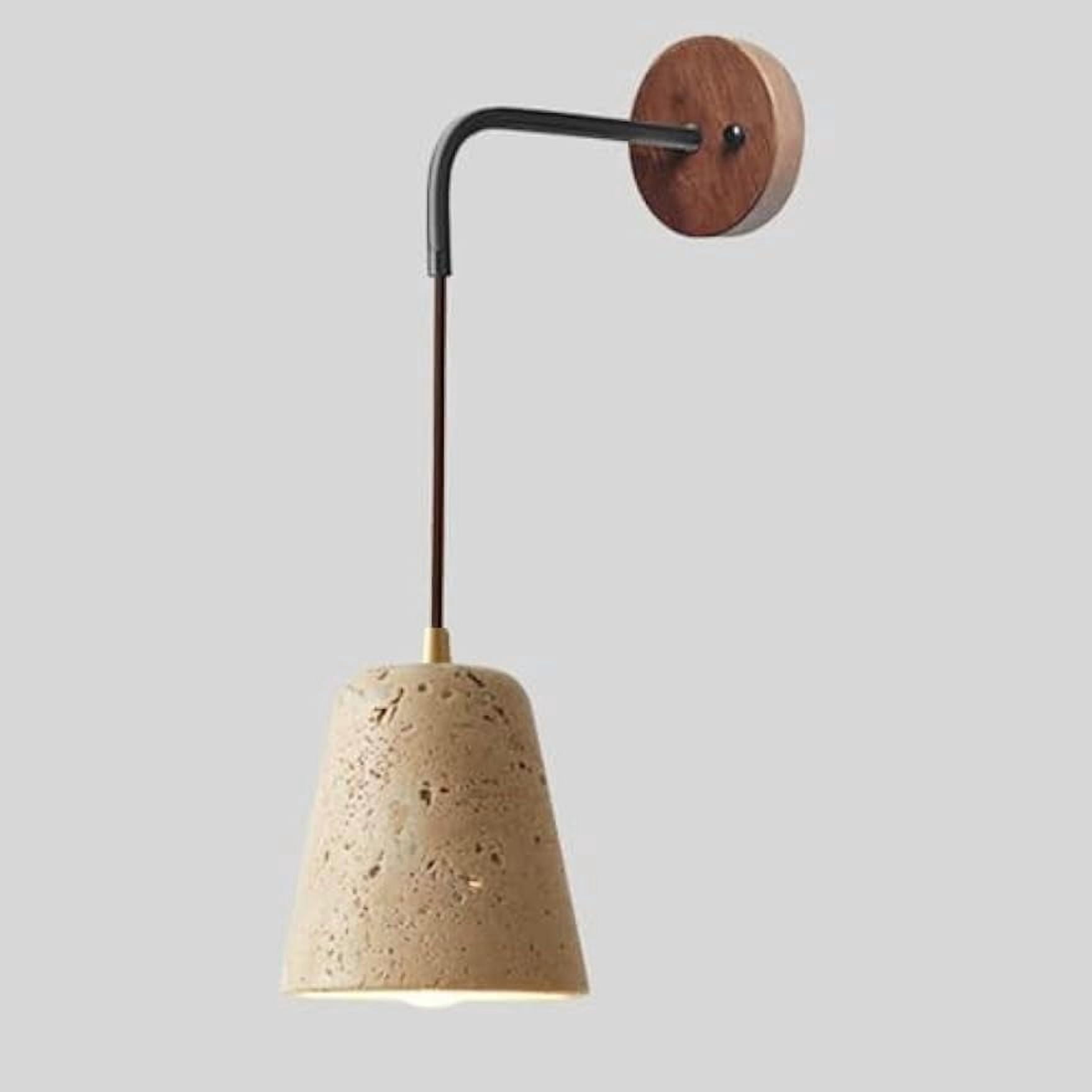 Nordic Natural Stone Wall Sconce Lighting Fixture Retro Industry Yellow ...