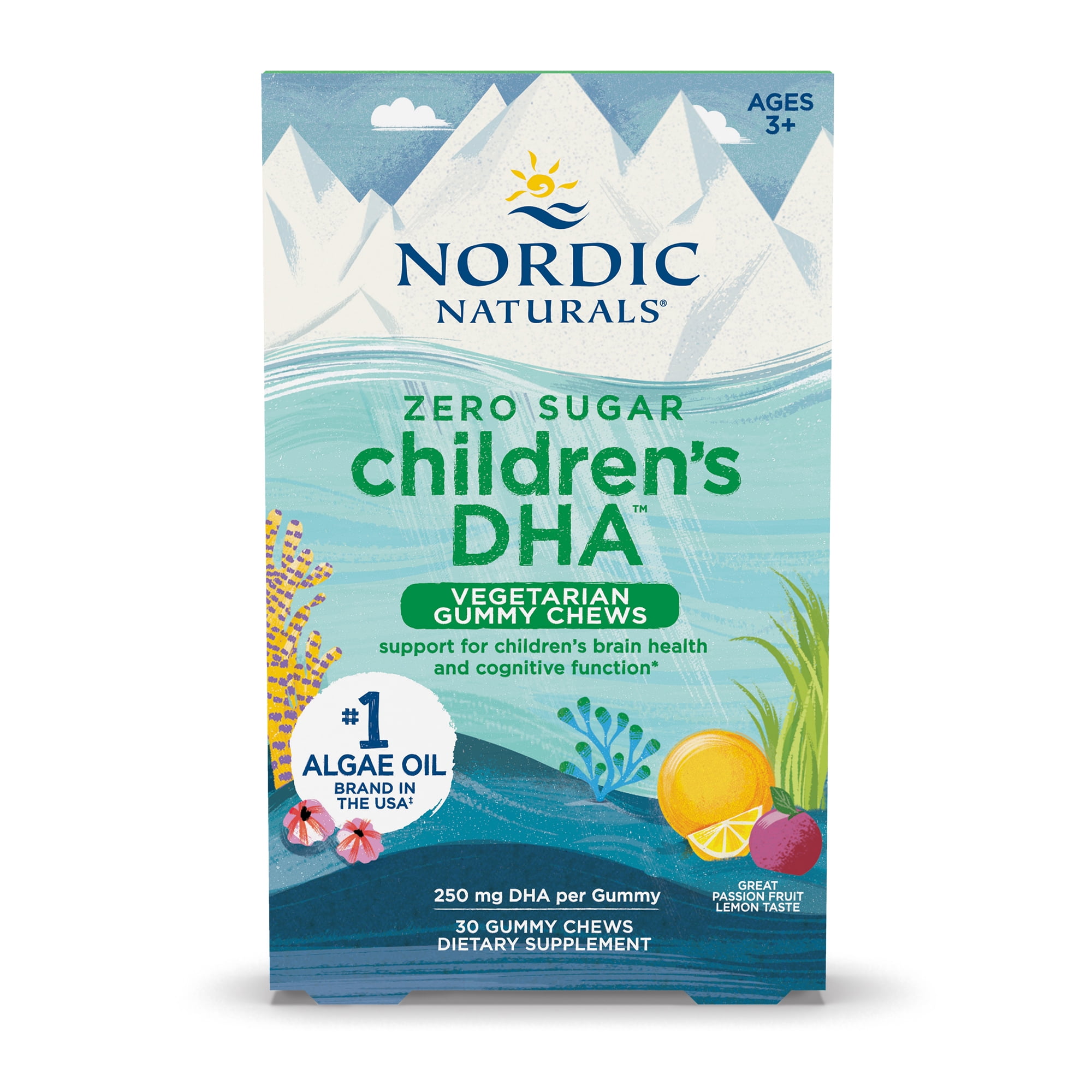 Nordic Naturals Children's DHA Vegetarian Gummy Chews - Kids DHA Omega ...