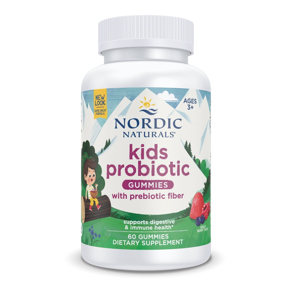 Nordic Naturals Kids Probiotic Gummies, 1.5B Cultures, Immune & Gut ...
