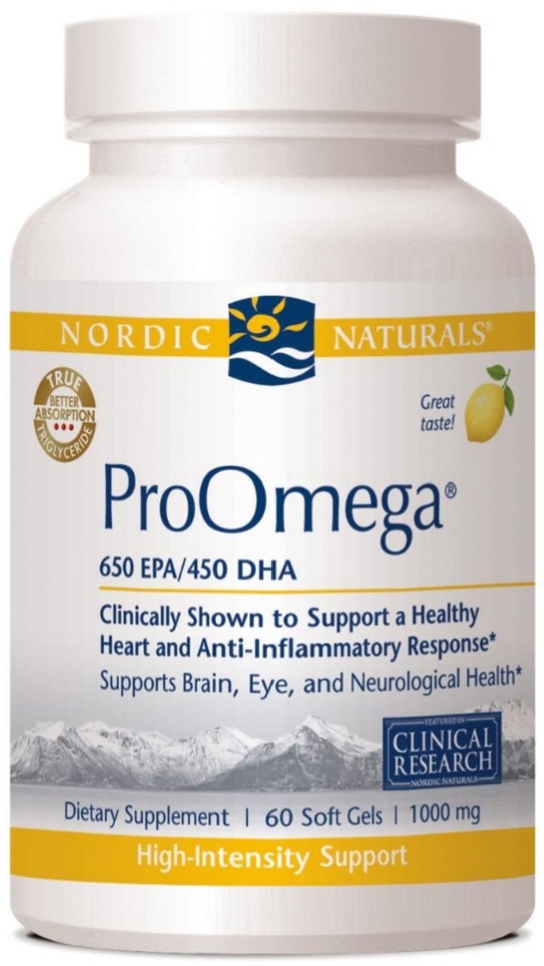 Nordic Naturals Pro Omega Dietary Supplement Softgels 60 Each - (Pack ...