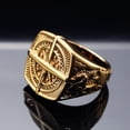 Nordic Navigational Compass 14K Yellow Gold Mens Rings Hyperbole for ...