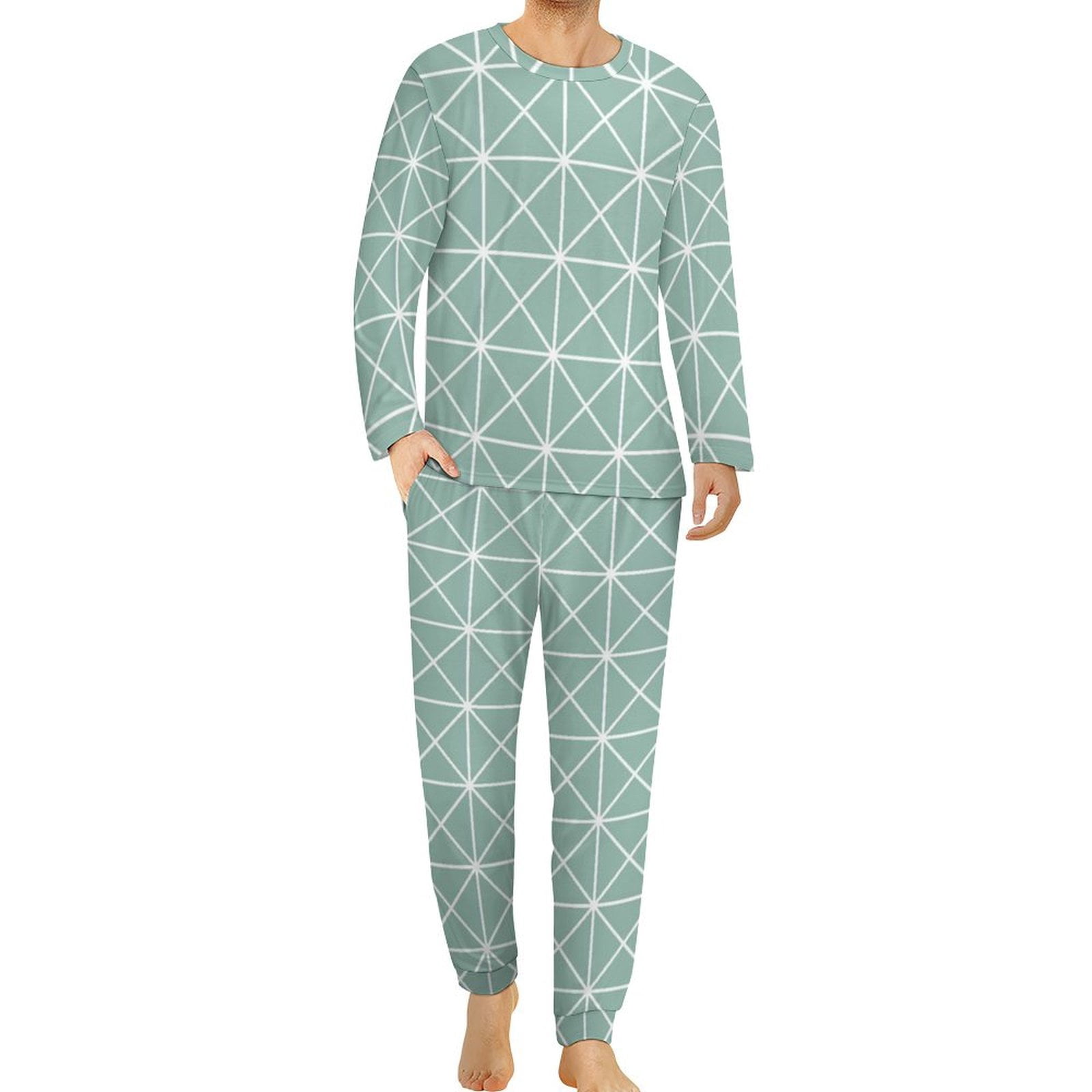 Nordic Pattern Pajamas Man Daisy Daisy Seafoam Lovely Sleepwear Autumn ...