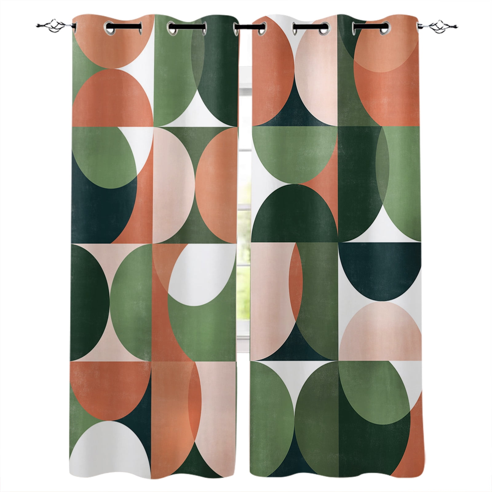 Nordic Retro Medieval Geometric Abstract Color Bedroom Modern Living ...