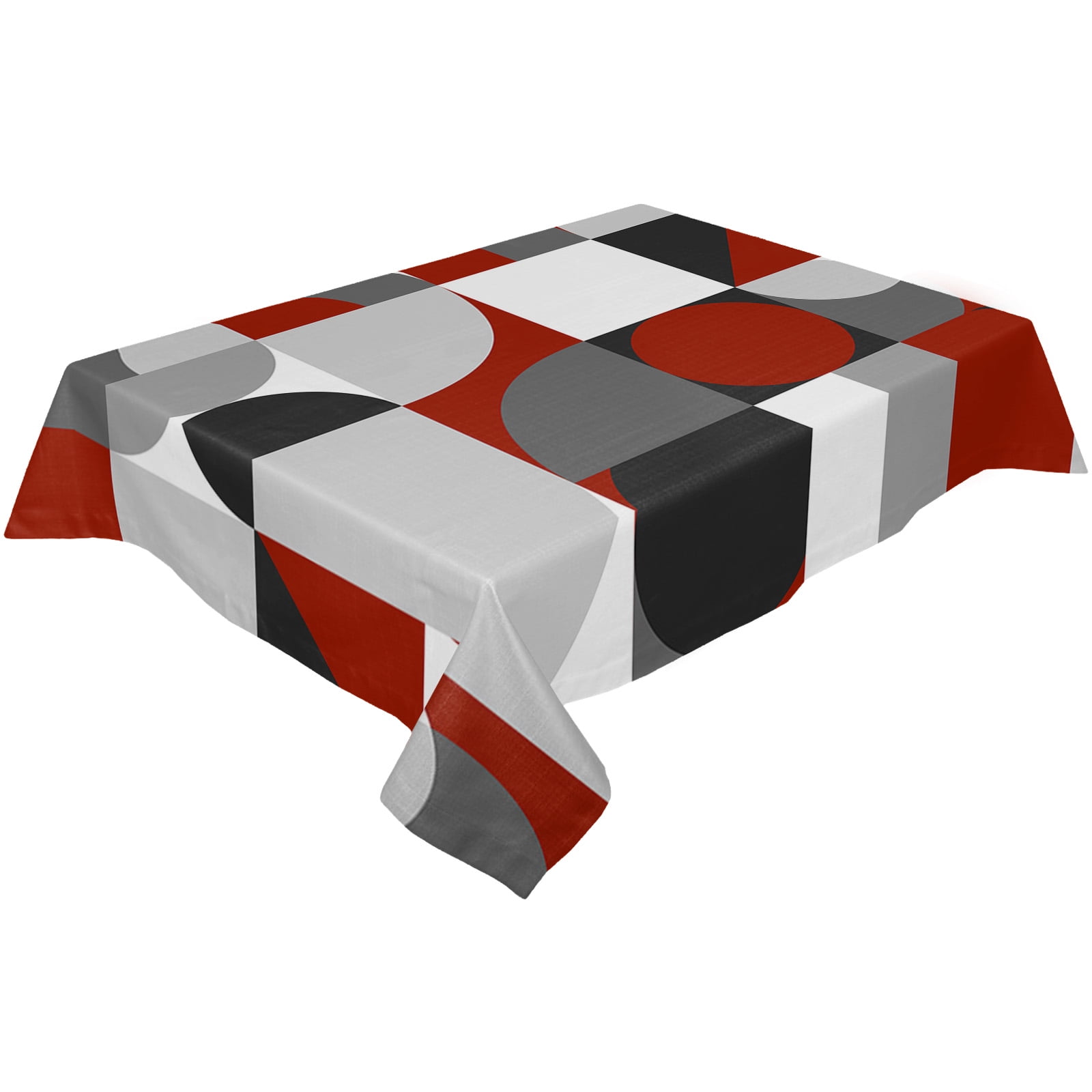 Nordic Retro Medieval Geometric Abstract Waterproof Tablecloth Living ...