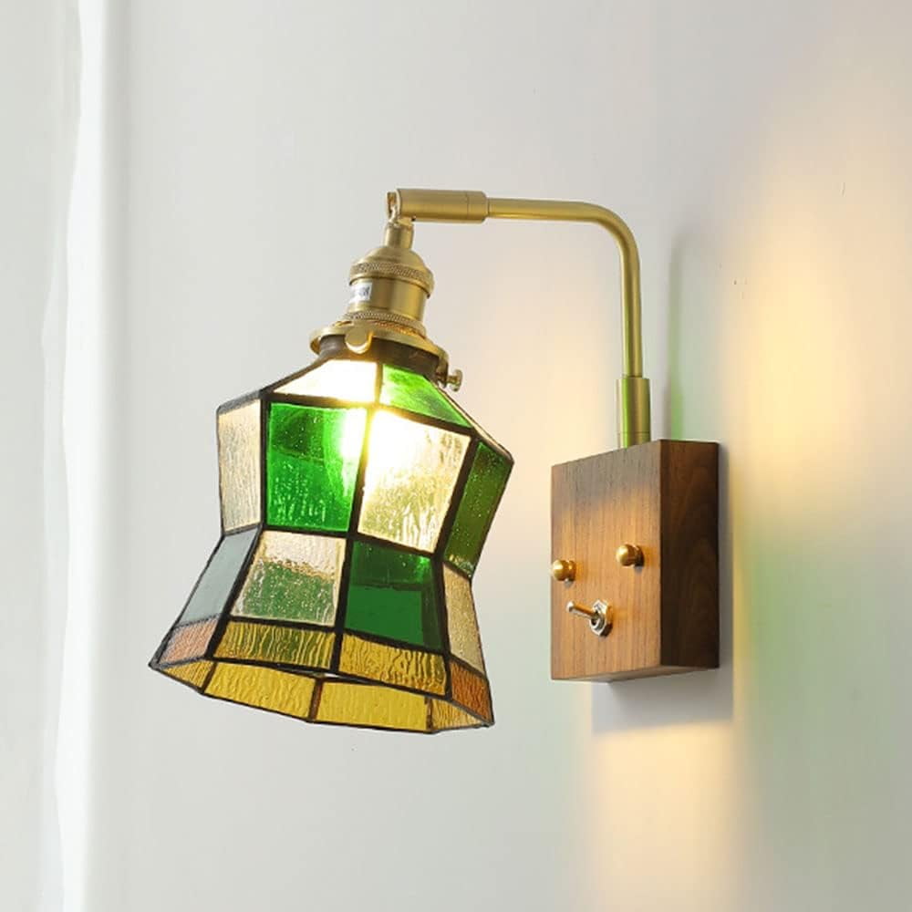 Nordic Retro Wall Light Creative Glass Wall Lamp with Pull Switch ...