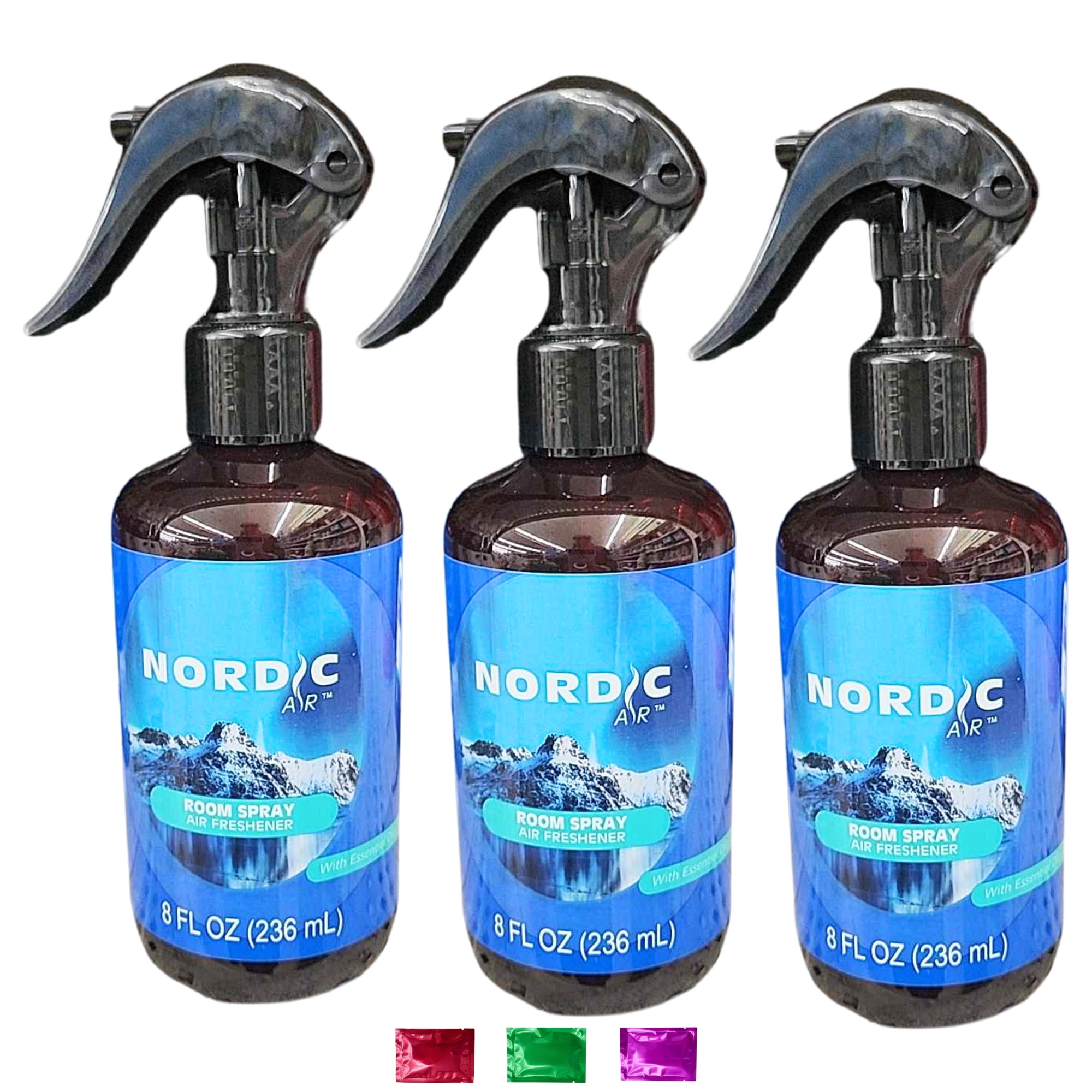 Nordic Room Spray Air Freshener Spray with Essential Oils, Mountain ...