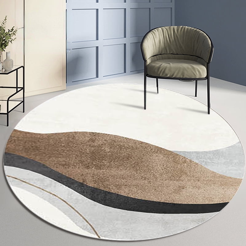Nordic Round Carpets for Living Room Geometric Light Luxury rative ...