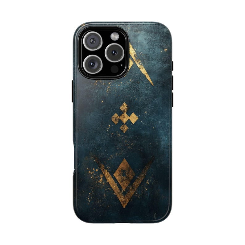 Nordic Rune Ancient Symbol Pattern Viking Inspired Phone Case with ...