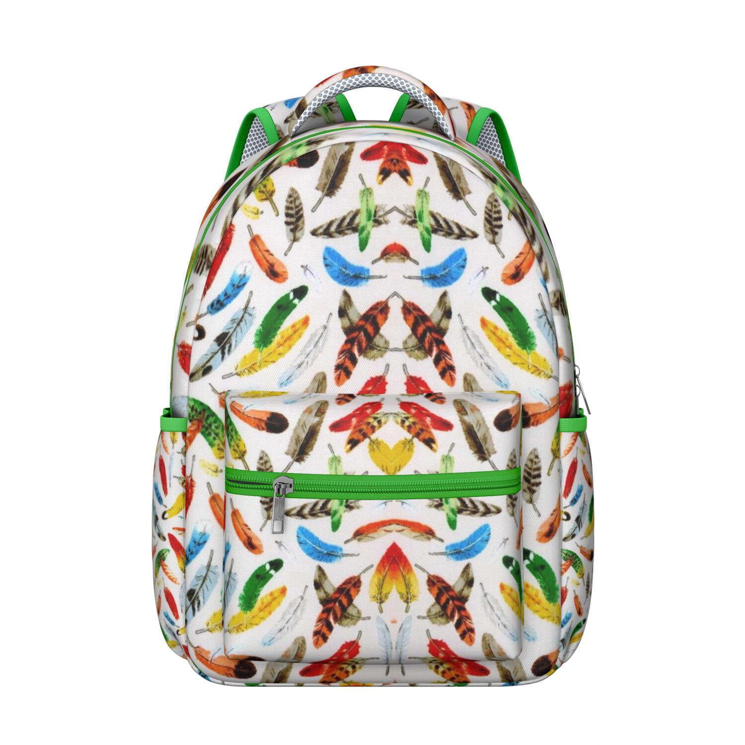 Nordic Rustic Style Student Backpack - Padded Back Panel for Support ...