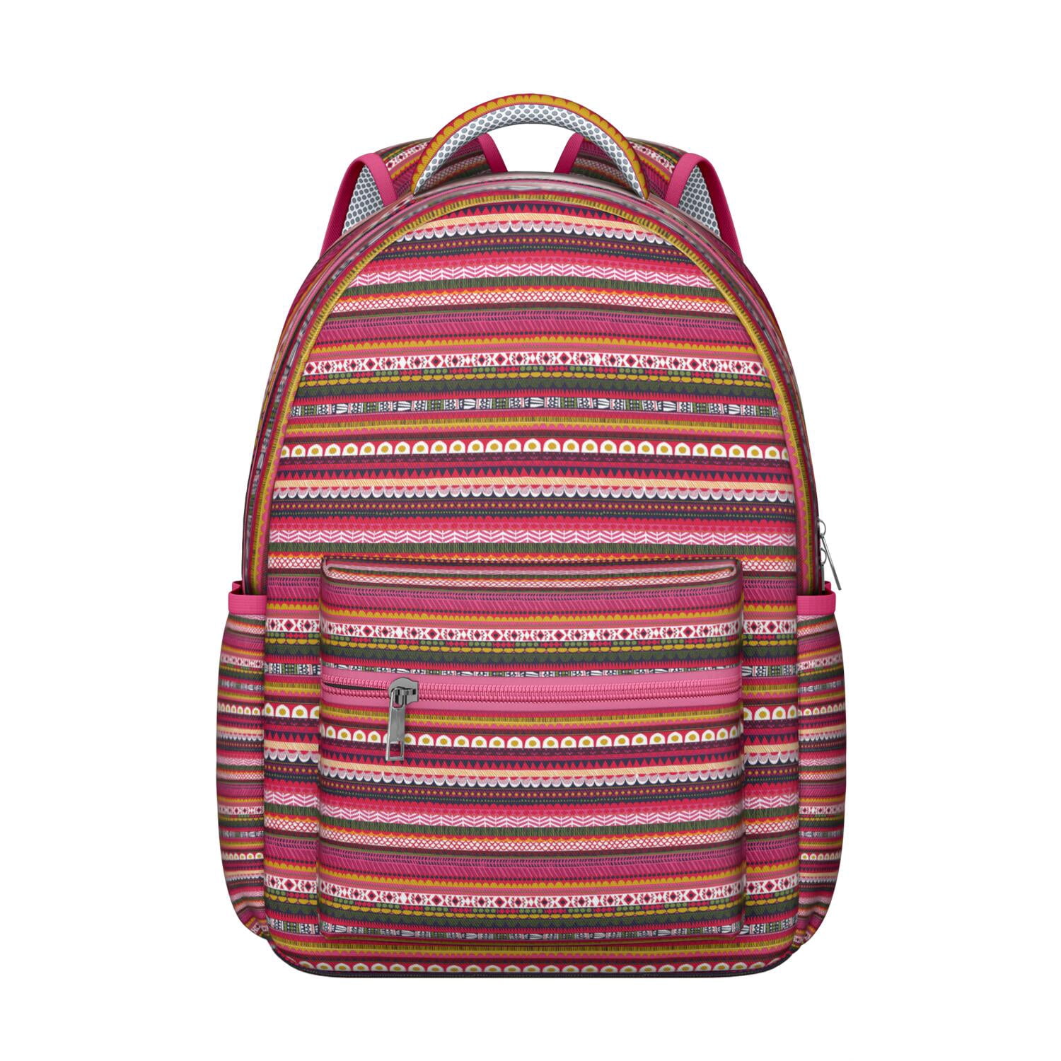 Nordic Rustic Style Student Backpack - Padded Back Panel for Support ...