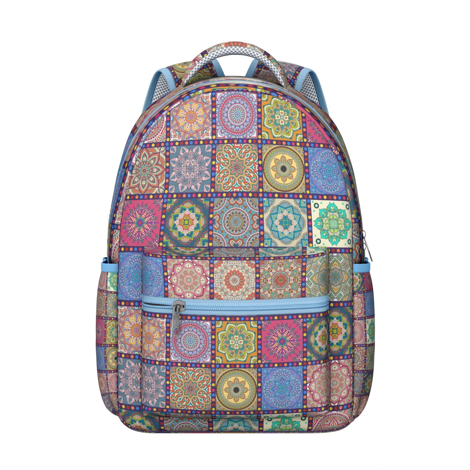 Nordic Rustic Style Student Backpack - Spacious Main Compartment ...