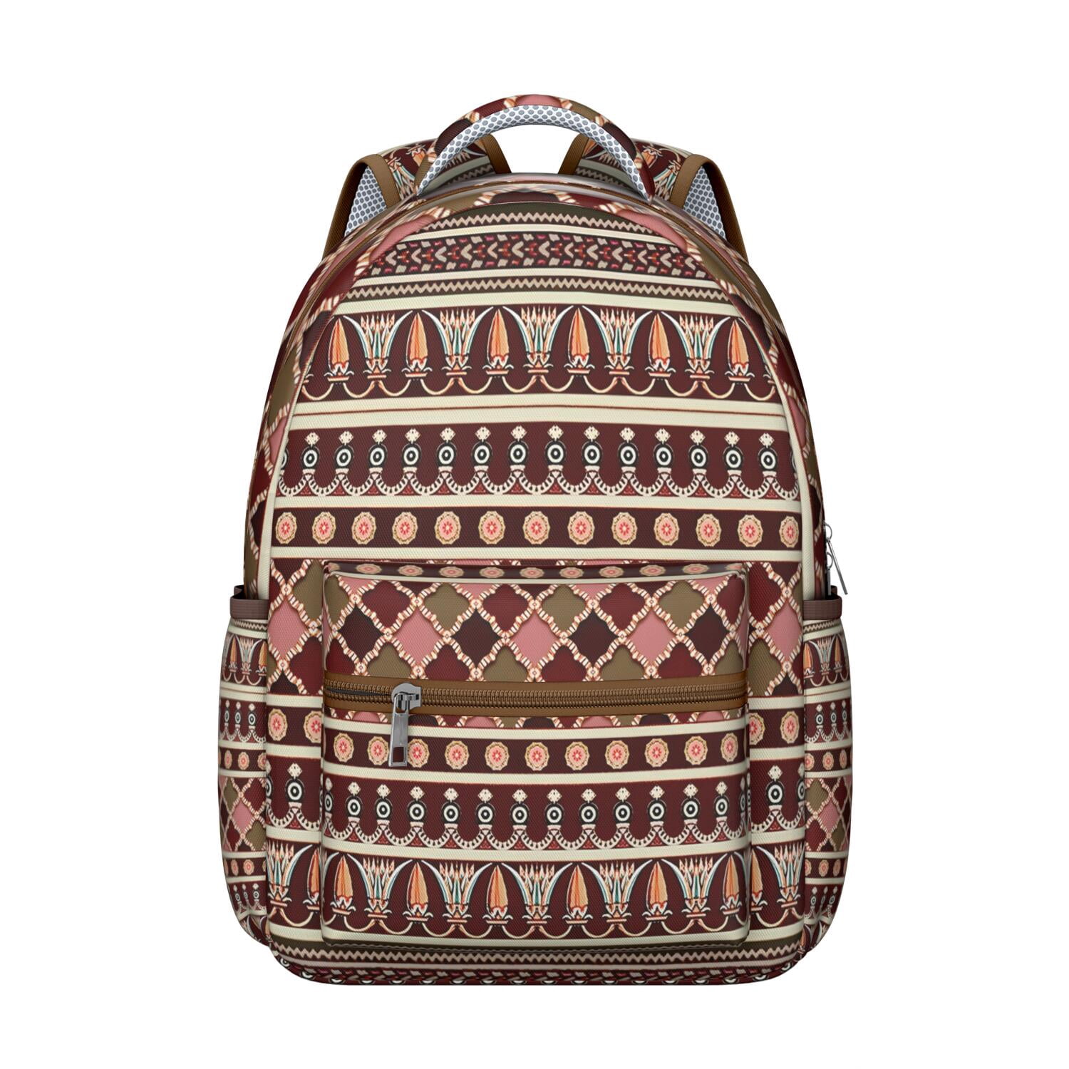 Nordic Rustic Style Student Backpack - Spacious & Waterproof Design ...