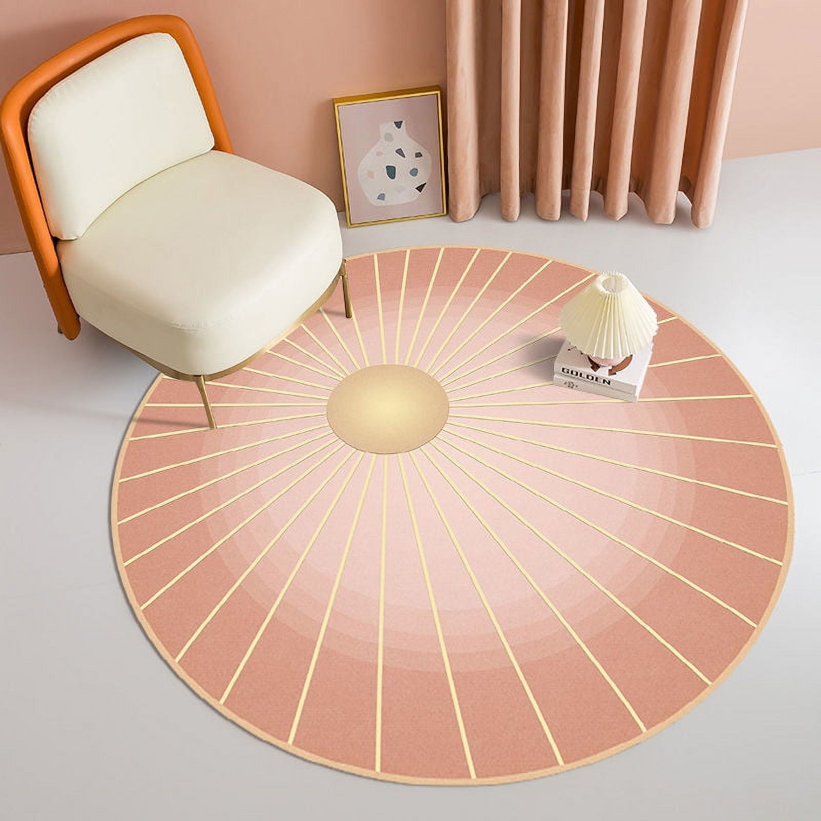 Nordic Simple Green Round Carpets Modern Living Room Sofa Coffee Tables ...