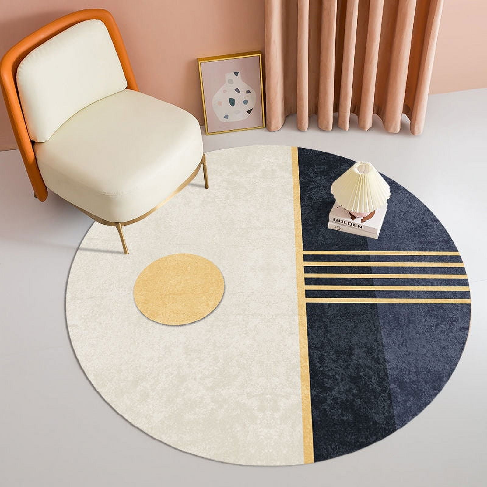 Nordic Simple Green Round Carpets Modern Living Room Sofa Coffee Tables ...