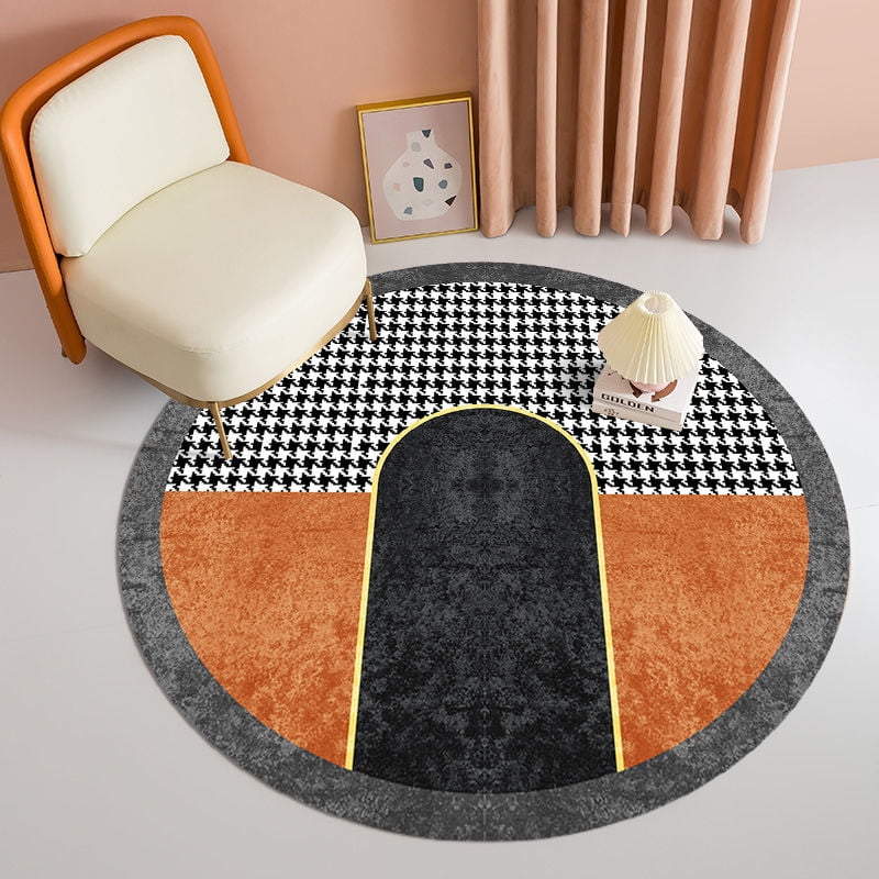 Nordic Simple Green Round Carpets Modern Living Room Sofa Coffee Tables ...