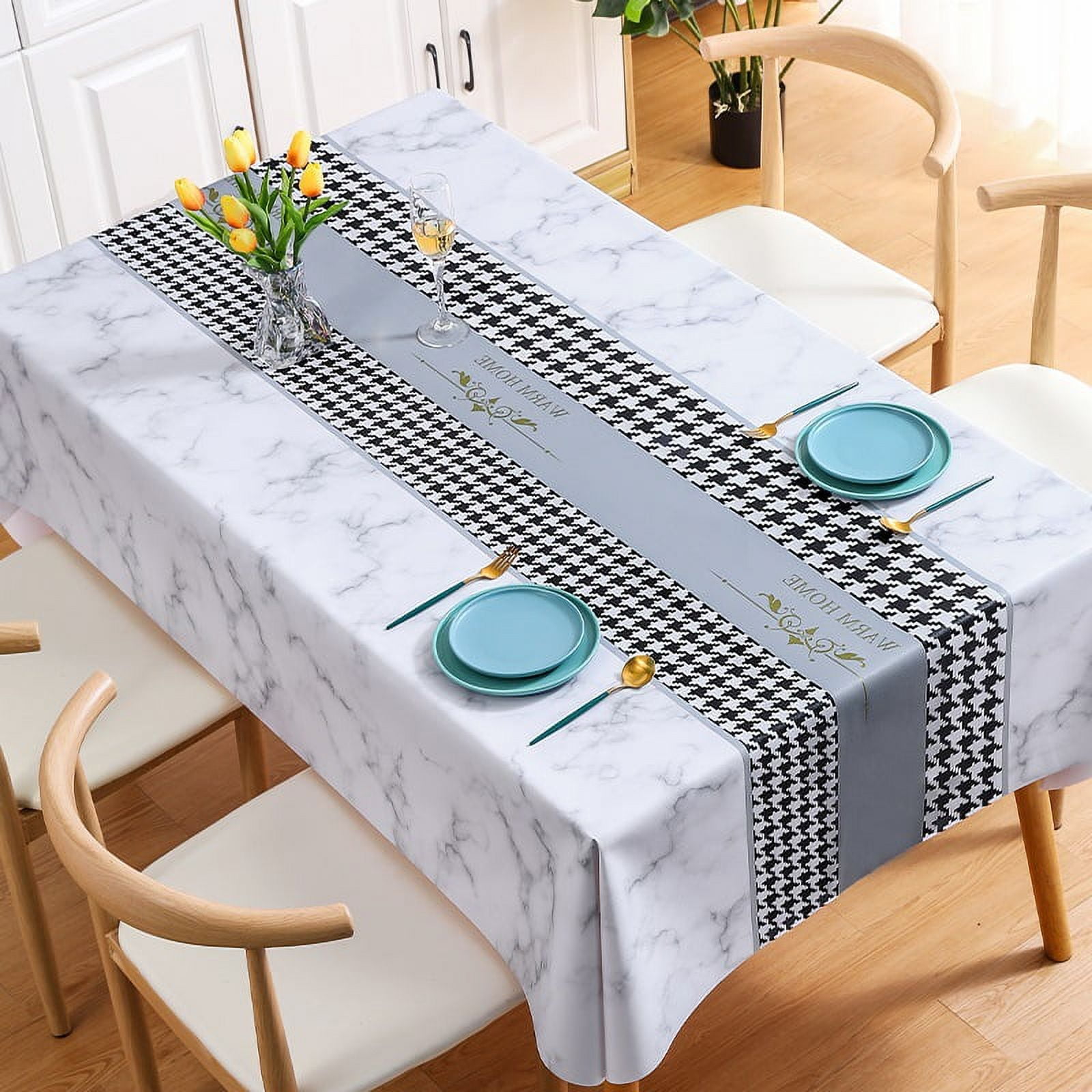 Nordic Simple Rectangular Tablecloth Table Cloth Rectangular Table ...