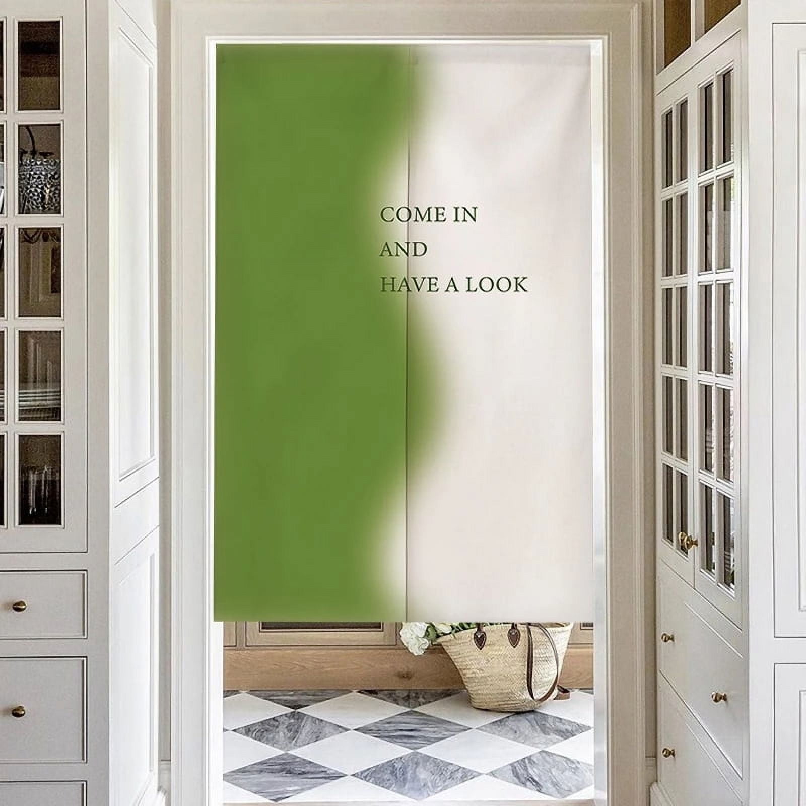 Nordic Simple Style Door Curtain Doorway Partition Noren Kitchen ...